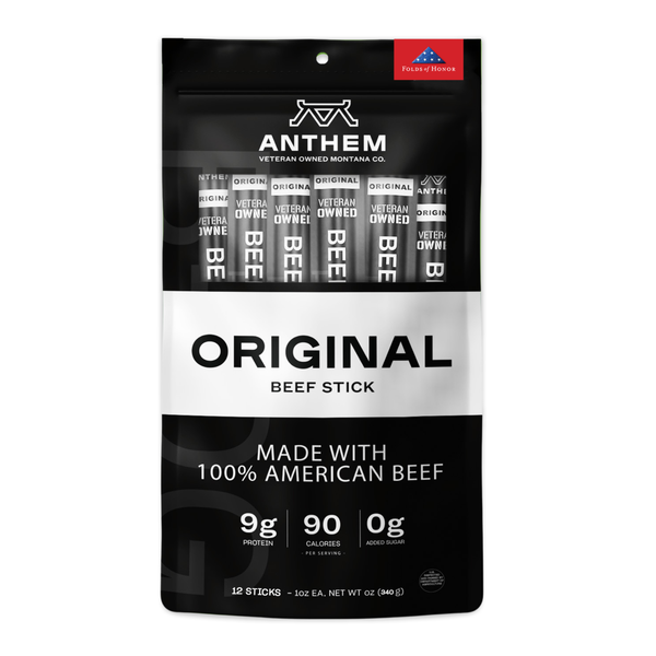 Original Beef Stick Pouch, 6oz (8-Count) – Anthem Snacks